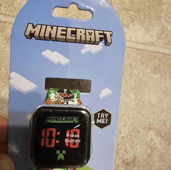 Minecraft | Accessories | Minecraft Led Kids Watch Creeper New | Poshmark